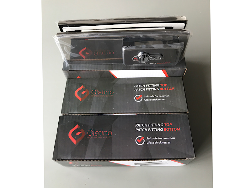 PT 10, PT 20, US 10, Patch fitting, frameless door